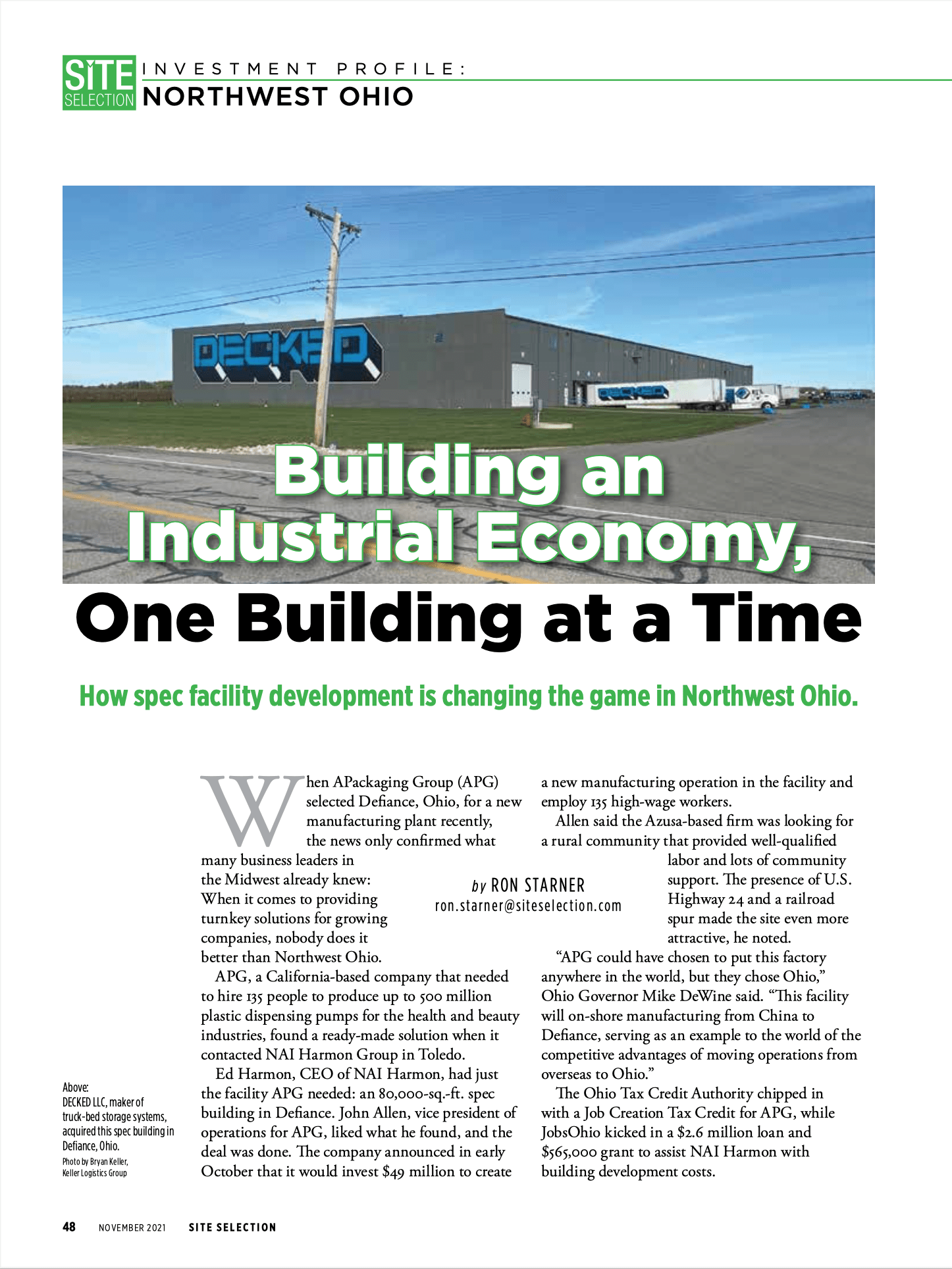 Investment Profiles - RGP Northwest Ohio